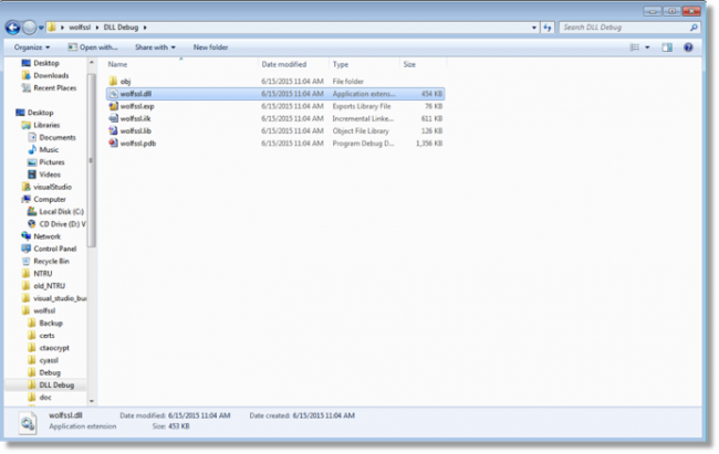 Using wolfSSL with Visual Studio | Documentation - wolfSSL