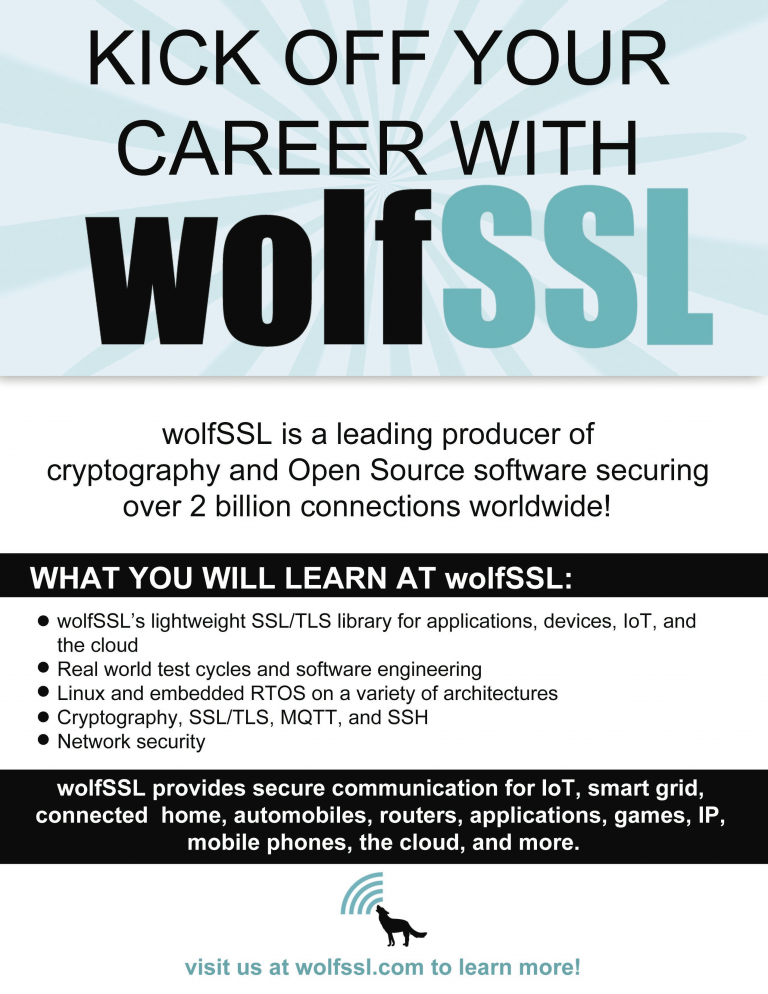 wolfSSL Summer of Security Internship Program - wolfSSL