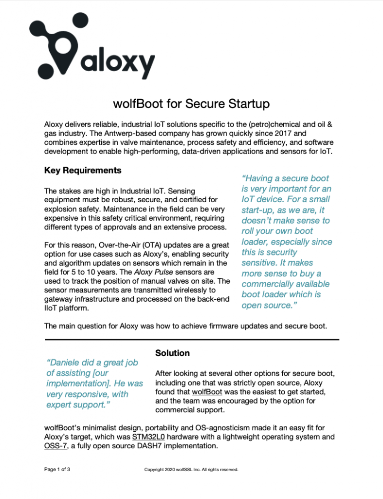 Case Studies | Documentation - wolfSSL