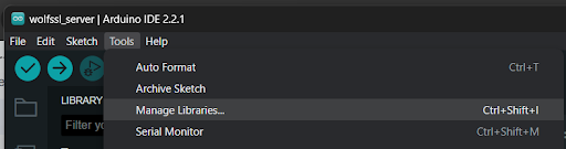 Getting Started with wolfSSL on Arduino – wolfSSL