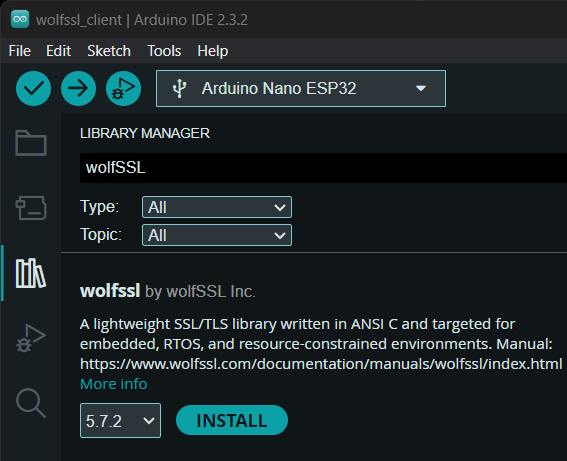 Rapid prototyping with Arduino and wolfSSL - wolfSSL