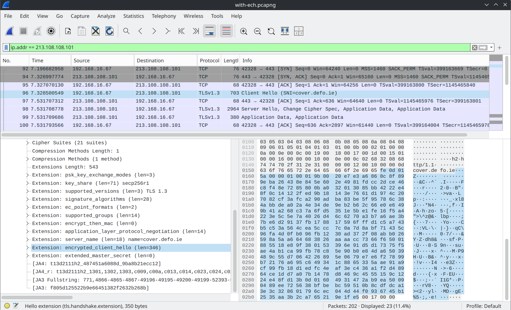 Using ECH with curl and wolfSSL - wolfSSL